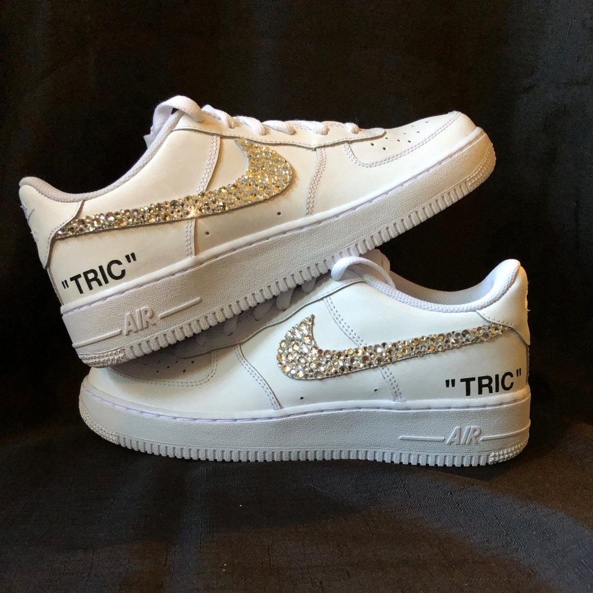 'Sparkle & Glow' Nike AF1 (Kids) – DJ ZO Designs