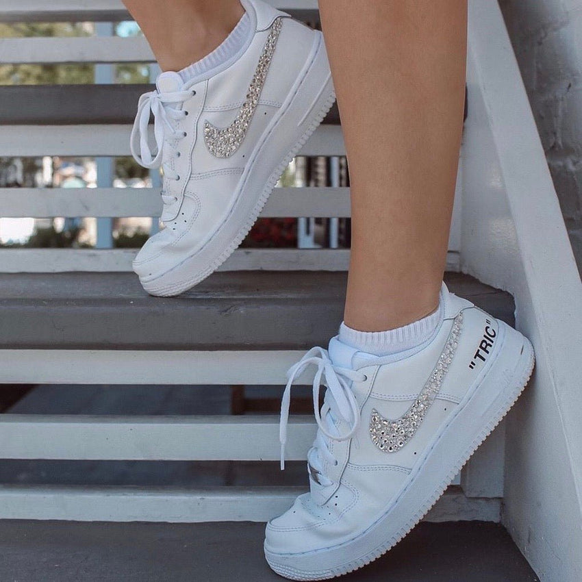 'Sparkle & Glow' Nike AF1 (Adult Sizes) – DJ ZO Designs